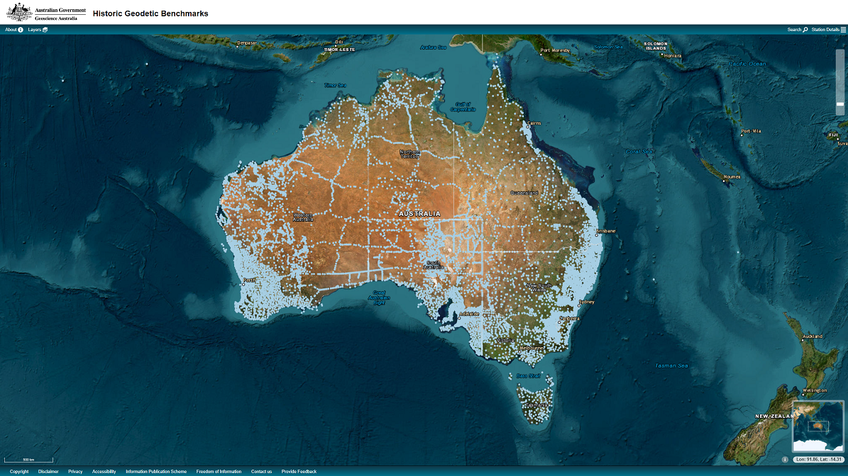 Historic Geodetic Benchmarks